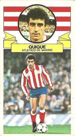 Liga 85-86. Quique (Atlético de Madrid). Ediciones Este. - El Sitio De ...