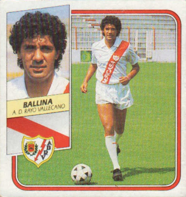 Liga 89-90. Ballina (Rayo Vallecano). Ediciones Este. 📸: Grupo de ...